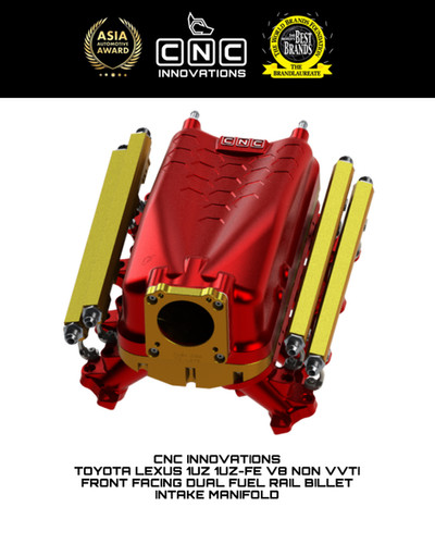 TOYOTA LEXUS 1UZ 1UZ-FE V8 NON VVTI FRONT FACING DUAL FUEL RAIL INTAKE ...