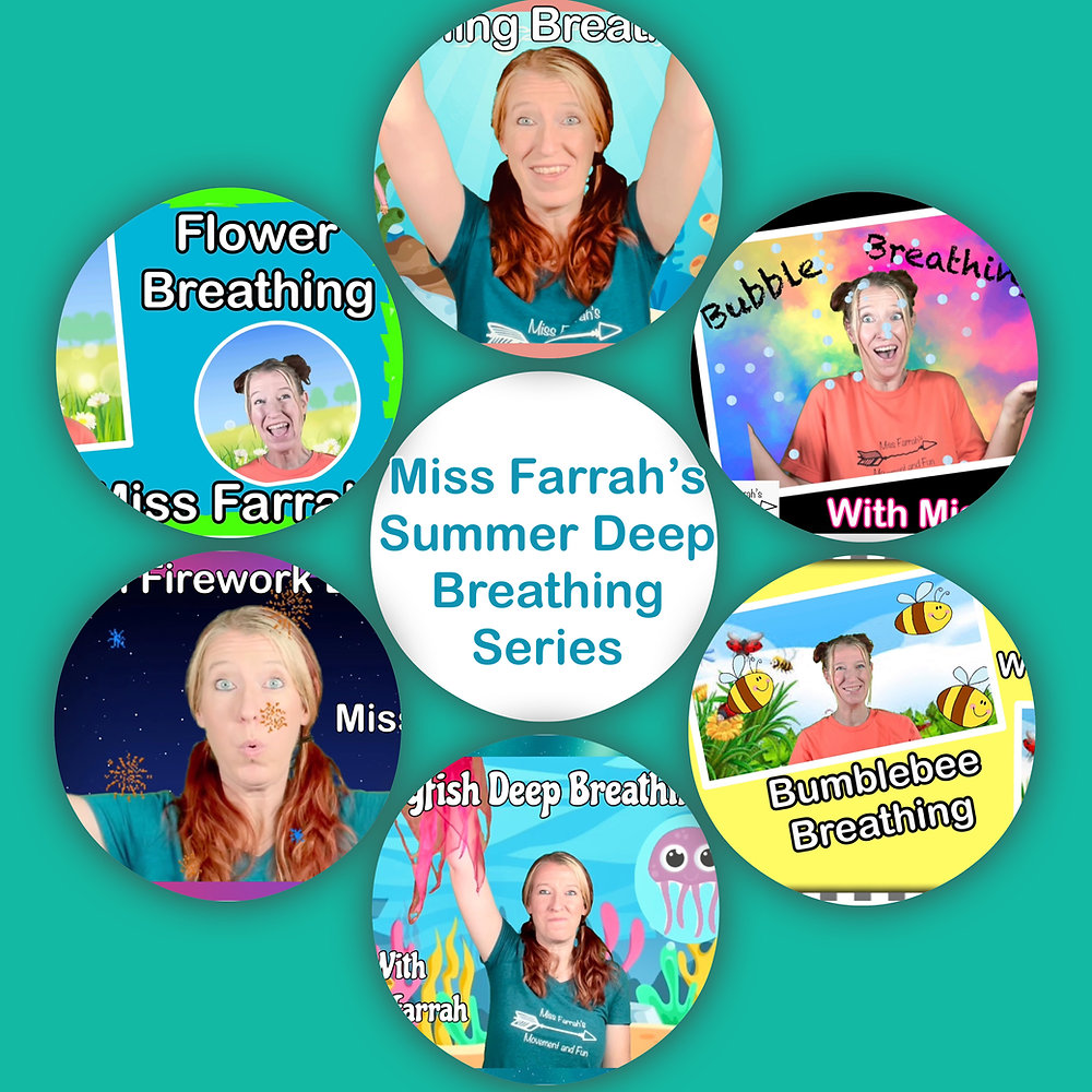Summer Series of Deep Breathing Exercises For Children