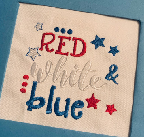 Red White and blue embroidery design,patriotic embroidery | Pineapple ...