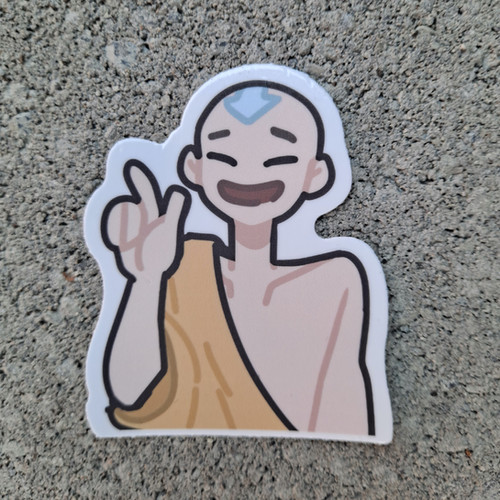 Aang - Sticker | worldofwhimm