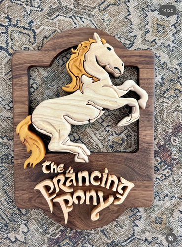 Prancing Pony Tavern Sign | The Wild Marigold