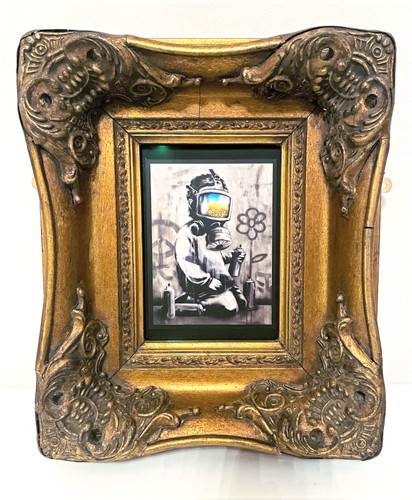 Banksy "Gas Mask Boy" | Street Art Gallery