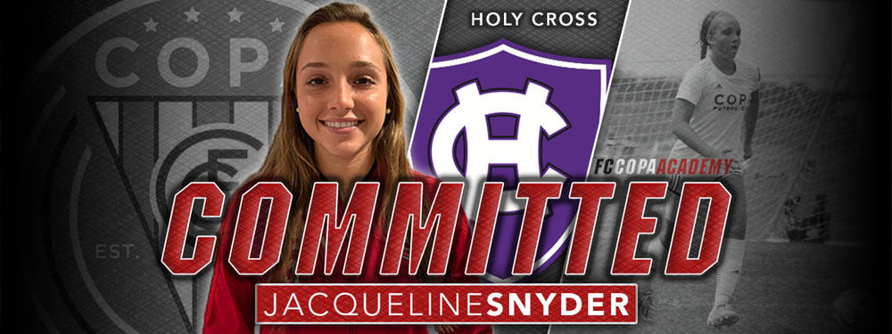 JACQUELINE SNYDER, CLASS OF 2021, COMMITS TO HOLY CROSS!
