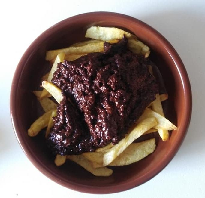 Morcilla de León "Matachana" en freidora