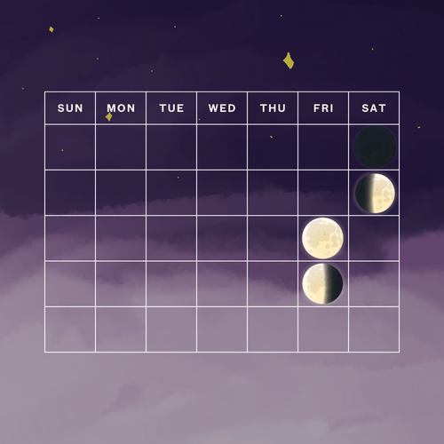 Moon Phase Calendar | Strange Crown