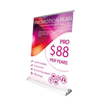 Mini Pull Up Banner | GIGA PRINT