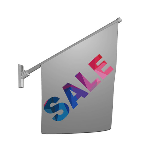 POS Flag (Flat Bottom) | GIGA PRINT