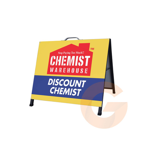 Steel A Frame Sign (Small) | Giga Print Australia