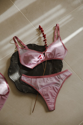 Sheer Drop Bra Orchid | Nah