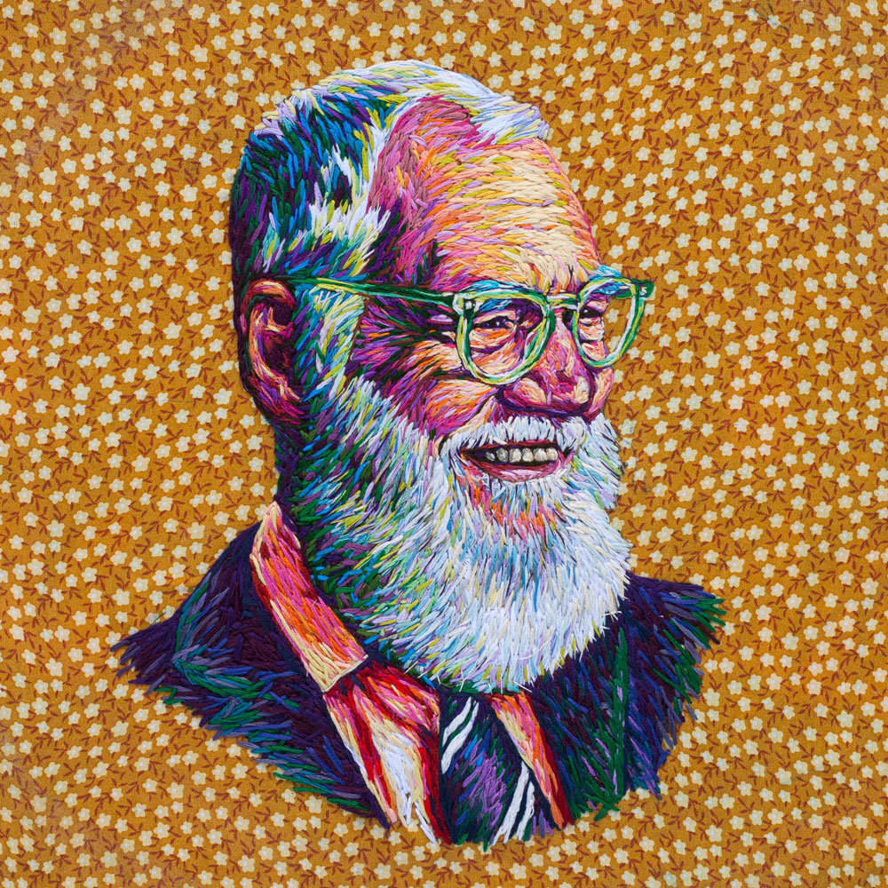 David Letterman and Tina Fey