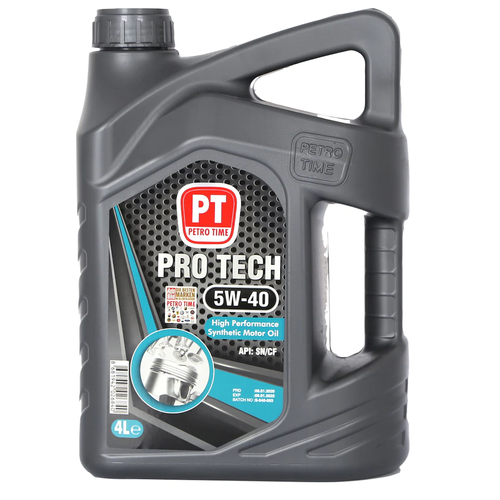 Petro Time 5W-40 Sentetik Motor Yağı (4L, 4x4L - Litre Seçimli ...