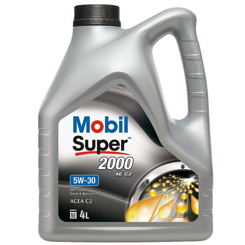 Mobil Super 2000 XE 5W-30 Engine Oil ACEA C2 DPF (4L, 2x4L, 4x4L Liters ...