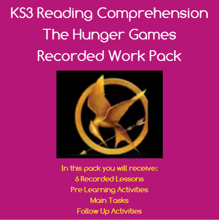 KS3 Reading Comprehension - The Hunger Games | The Holistic Teacher
