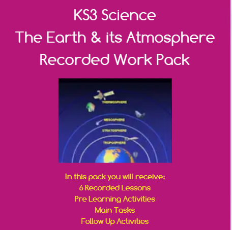 KS3 Science - The Earth & its Atmosphere | The Holistic Teacher