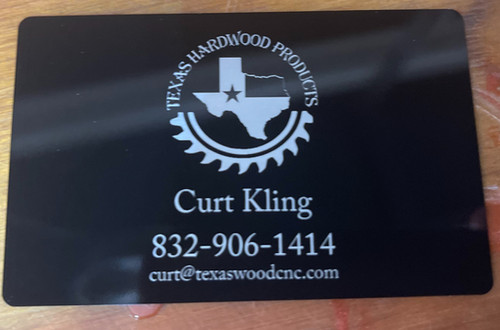 Business Cards | Texas Wood CNC