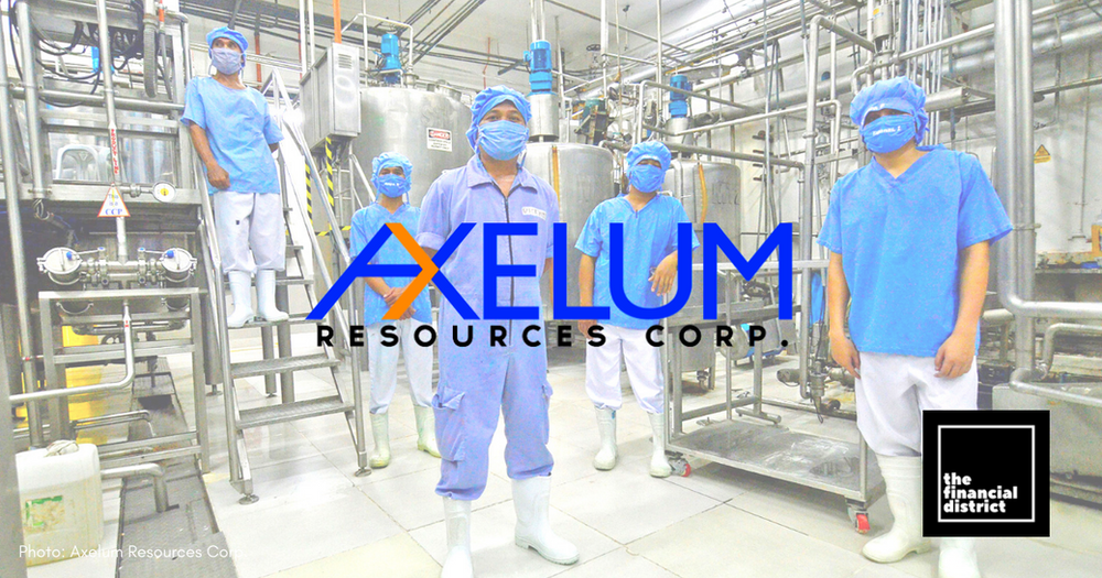 AXELUM WINS CORPORATE REPORTING AWARD