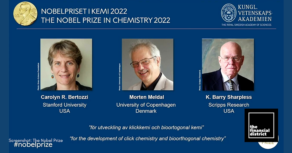 Pioneers Of Lego-like 'Click Chemistry' Win Nobel Prize