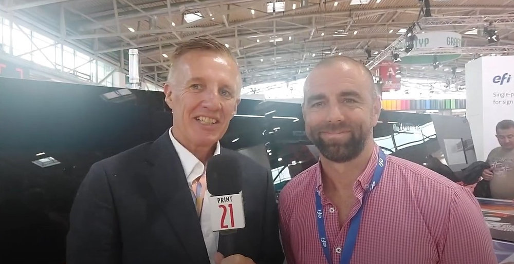 Video interview with Paul Whitehead direct from the EFI stand at FESPA