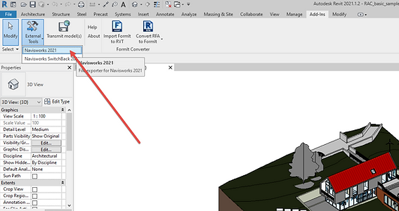 export formats from revit