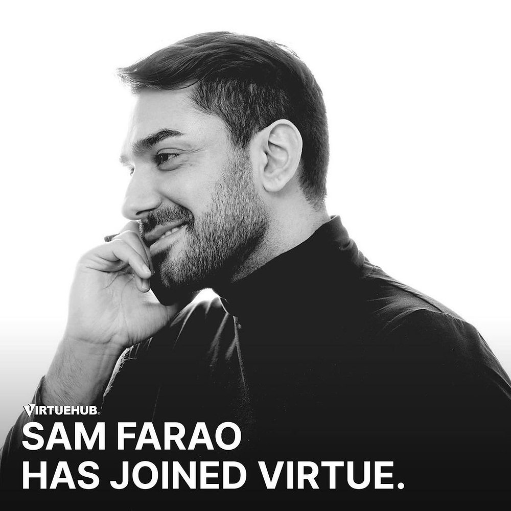Sam Farao has joined the Virtue.