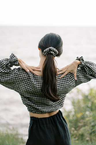 XL Linen Scrunchie | Modern Sunday