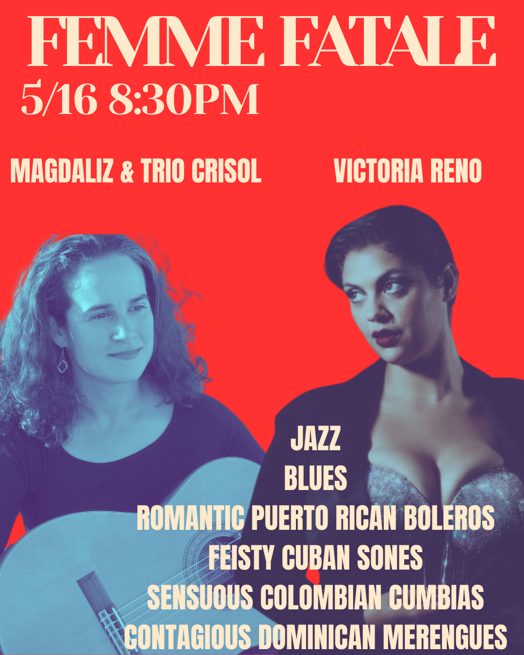 FEMME FATALE: SENSUAL JAZZ & SPANISH GUITAR | Philly Jazz Scene