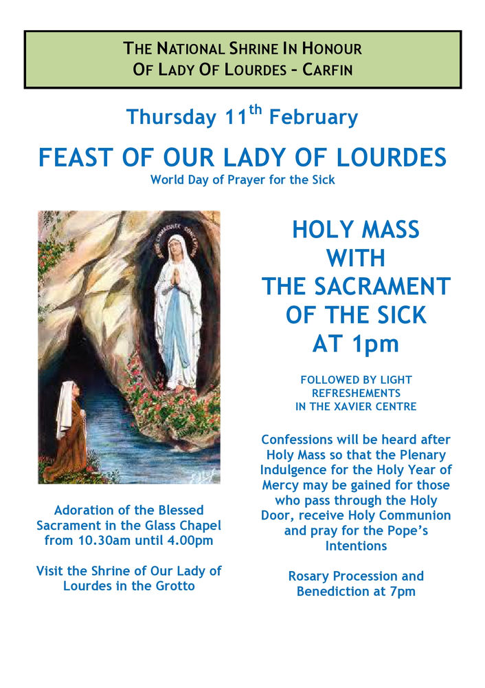 Feast of Our Lady of Lourdes