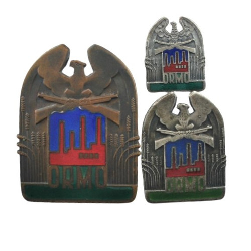 Poland - Lot 3 ORMO Badges | Militaria for sale