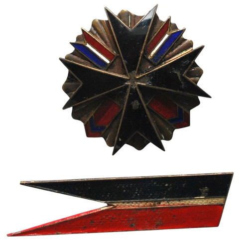 Poland - 12th Podolian Ulan Regiment Badge and Collar Pennant ...