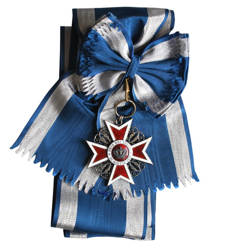 Romania - Order Of The Romanian Crown Grand Cross Sash Badge ...