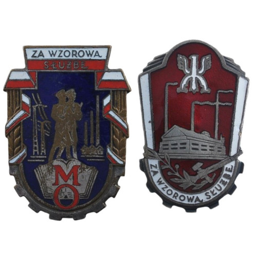 Poland - Lot of Two Polish Badges | Militaria for sale