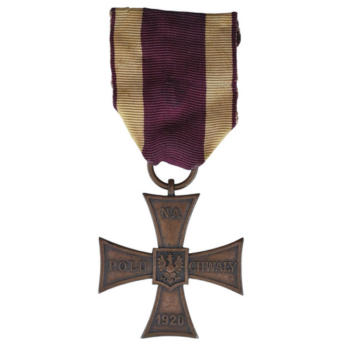 Poland - Cross of Valor 1920 Knedler (very low number 7421) | Militaria ...