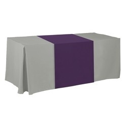Non-Printed / Blank Table Runner - Poly Poplin | pinflagsandmore