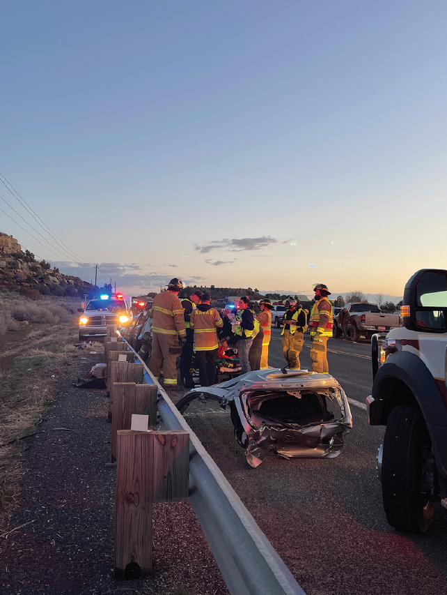 Emergency responders use Jaws of Life after two vehicle accident on ...