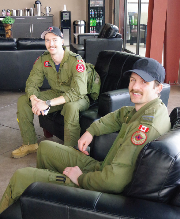 Royal Canadian Air Force pilots train at Page Airport