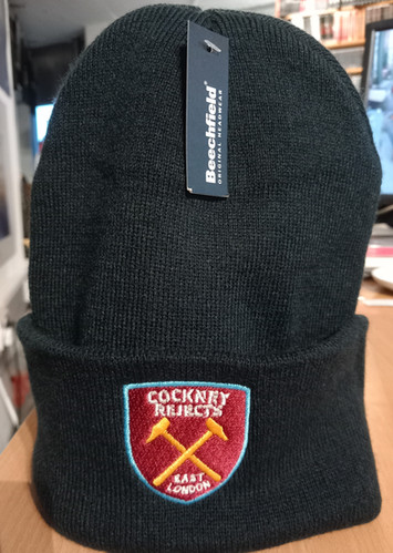 Hammers Beanie Hat | cockney-rejects