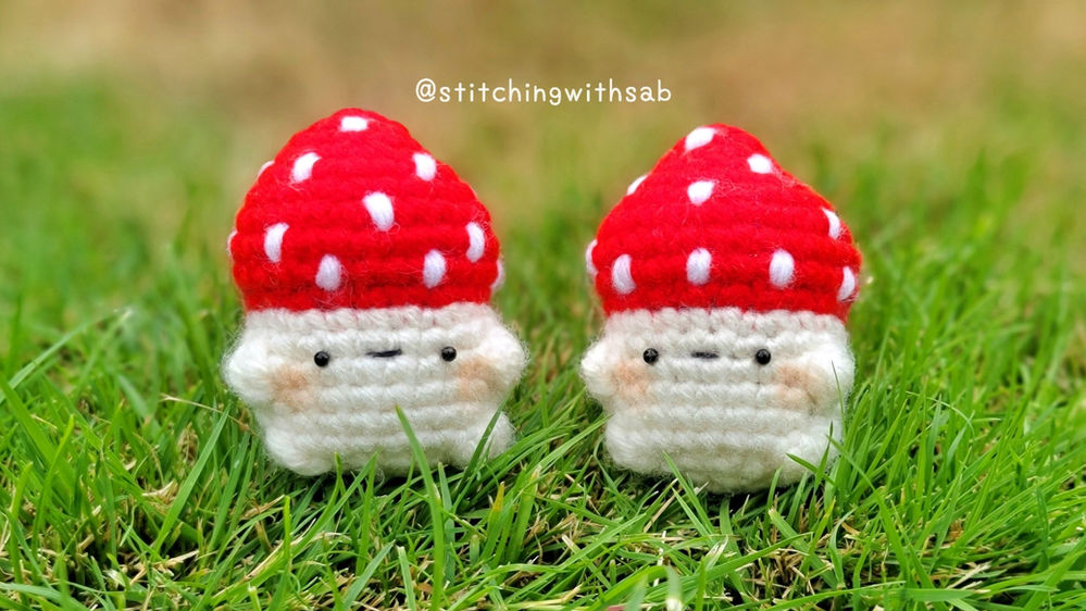 FREE Mini Mushroom Crochet Pattern