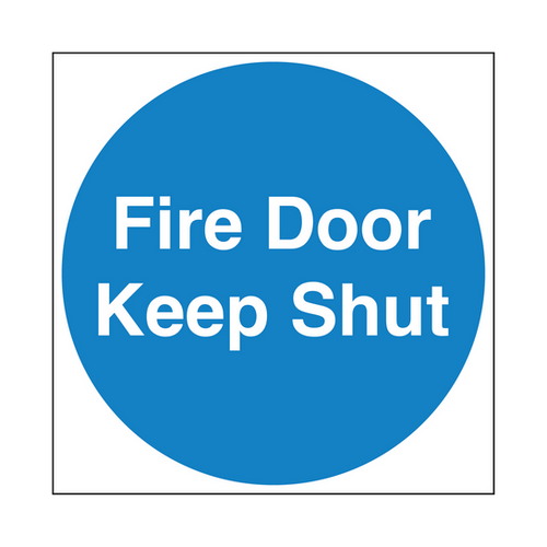 Fire Door Keep Shut Sticker | Graphics UK