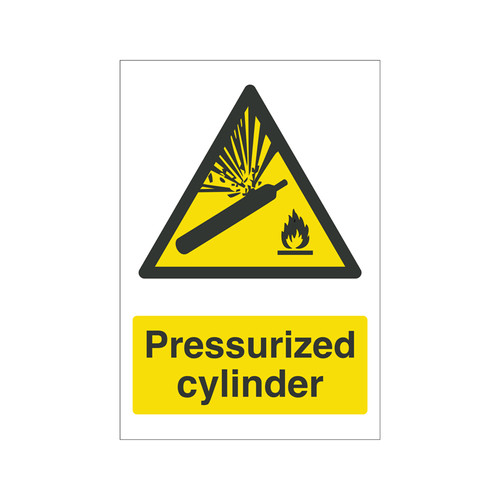Pressurized Cylinder Vinyl Sticker | Graphics UK