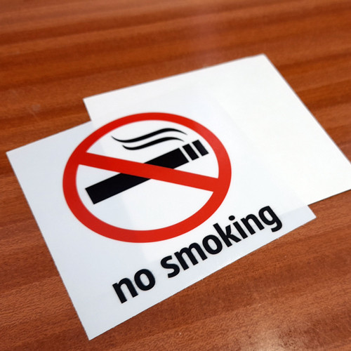 No Smoking Window Sticker | Graphics UK