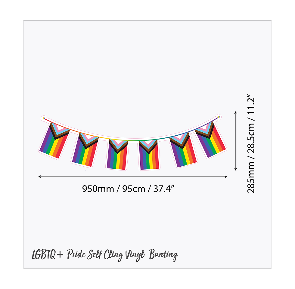 Flags and Bunting Window Stickers | Peterborough | Graphics UK