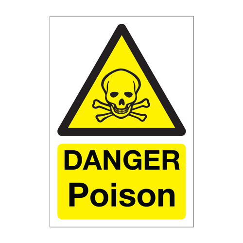 Danger Poison Sticker | Graphics UK