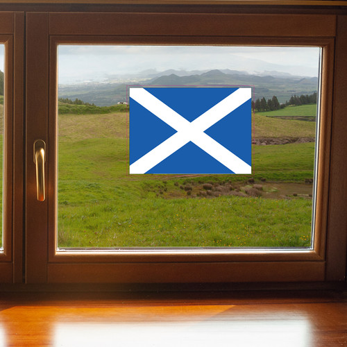 Scotland A4 Flag Window Vinyl / Sticker | Graphics UK