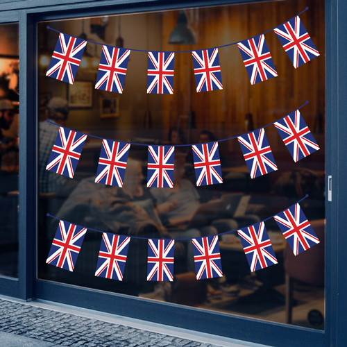 Union Jack Flag Window Bunting Vinyl | Graphics UK
