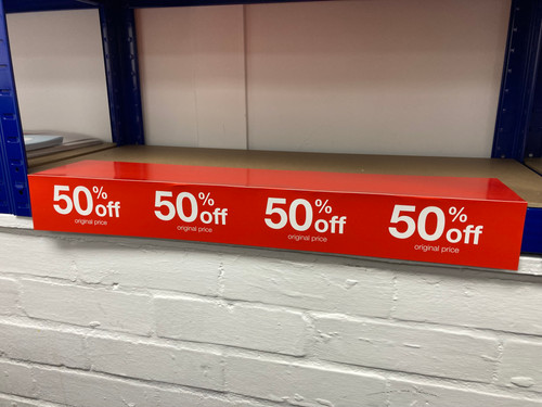 Shelf Edge Strips 50% OFF Original Price | Graphics UK
