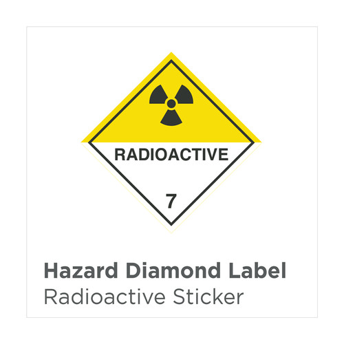 Radioactive Diamond Vinyl Sticker | Graphics UK