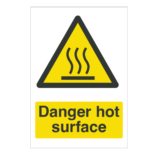 Danger Hot Surface Sticker | Graphics UK