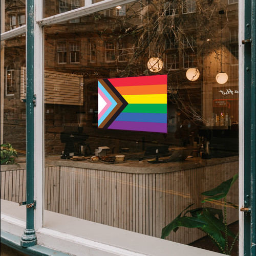 LGBTQ+ Flag Window Vinyl | Graphics UK