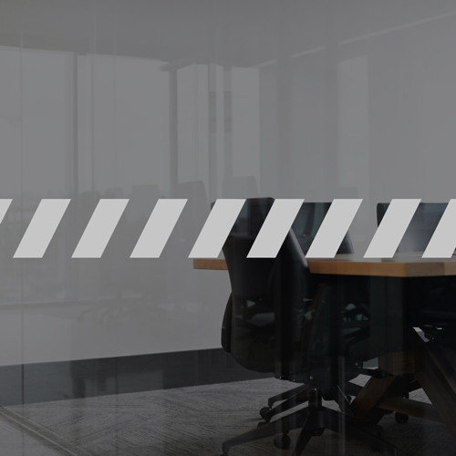 Glass Safety Window Manifestations Chevrons | Graphics UK