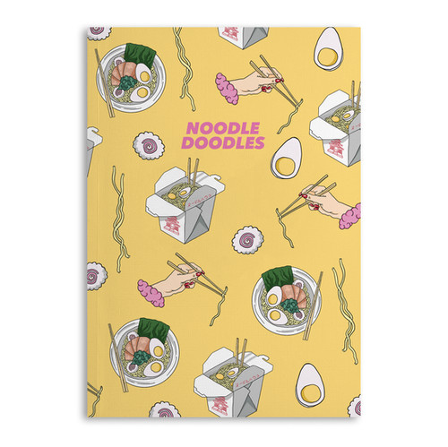Noodle Doodles A5 Notebook | A Little Hat Friend